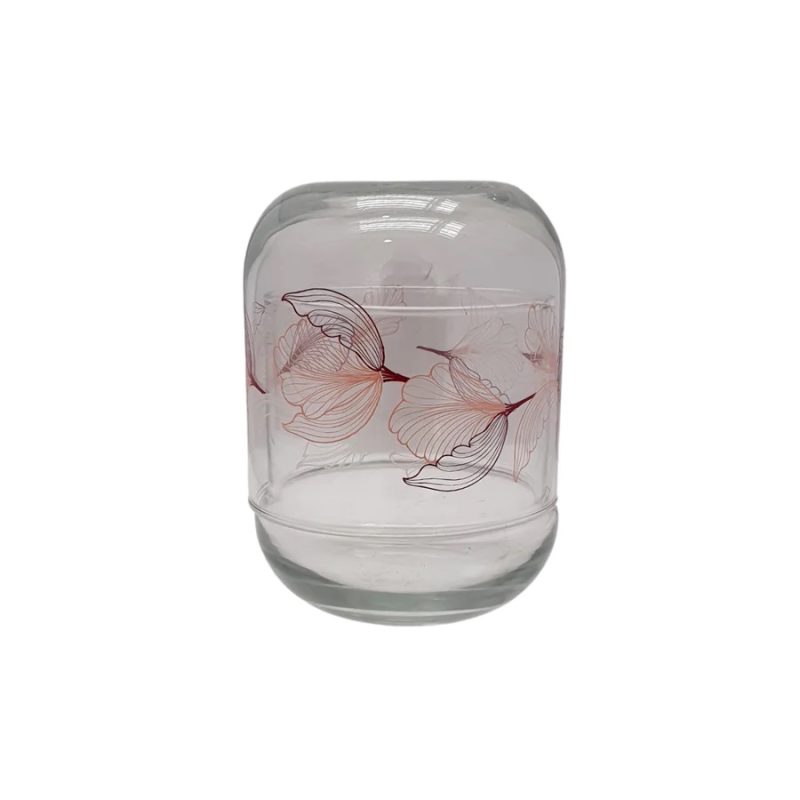 Lav Floral Dome Jar - Home Emporium