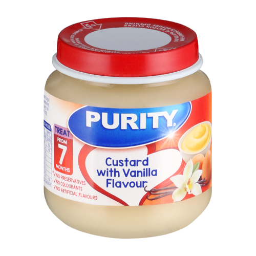 Purity Second Foods Custard with Vanilla Flavour 125ml - Home Emporium