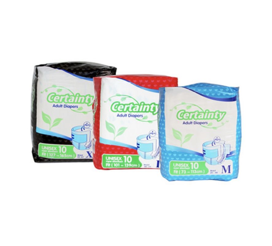 Certainty Premium Adult Diapers 10’s - Home Emporium